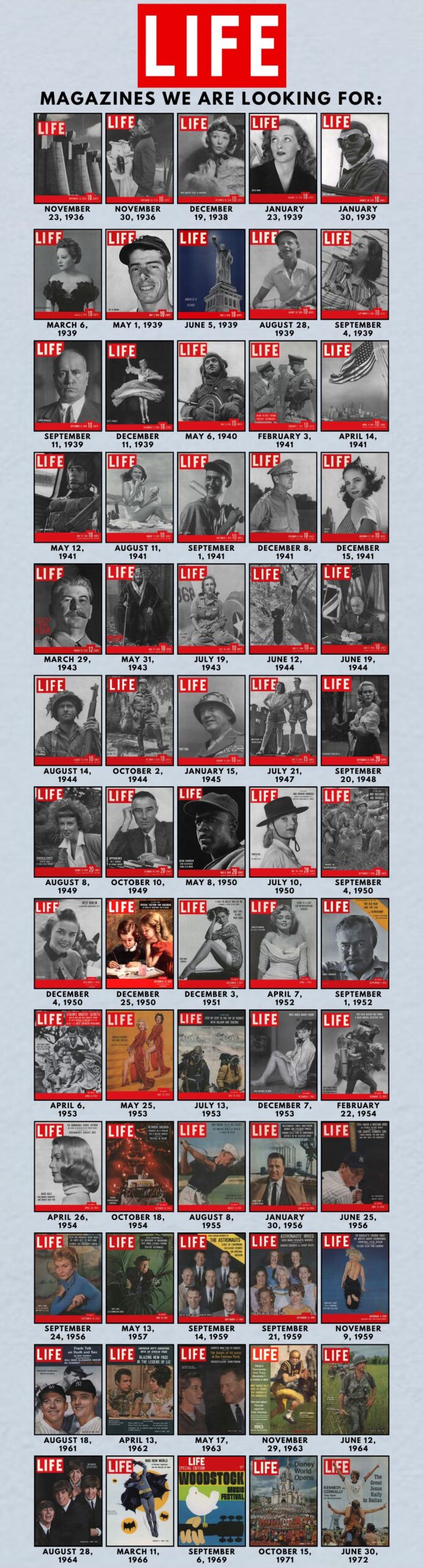 Life - Sell Old Magazines